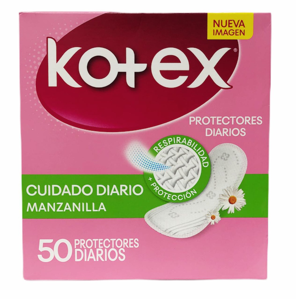 PROTECTORES KOTEX DAY MANZANIL | Supermercado El Éxito